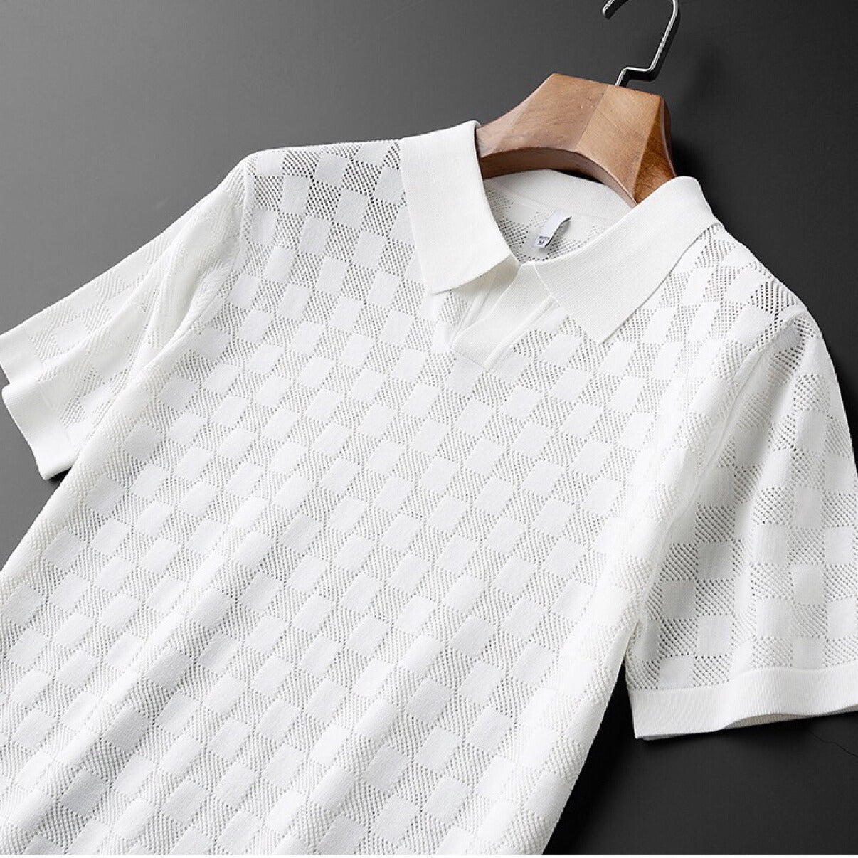 Colson Checkered Polo Shirt – Allen & Moore