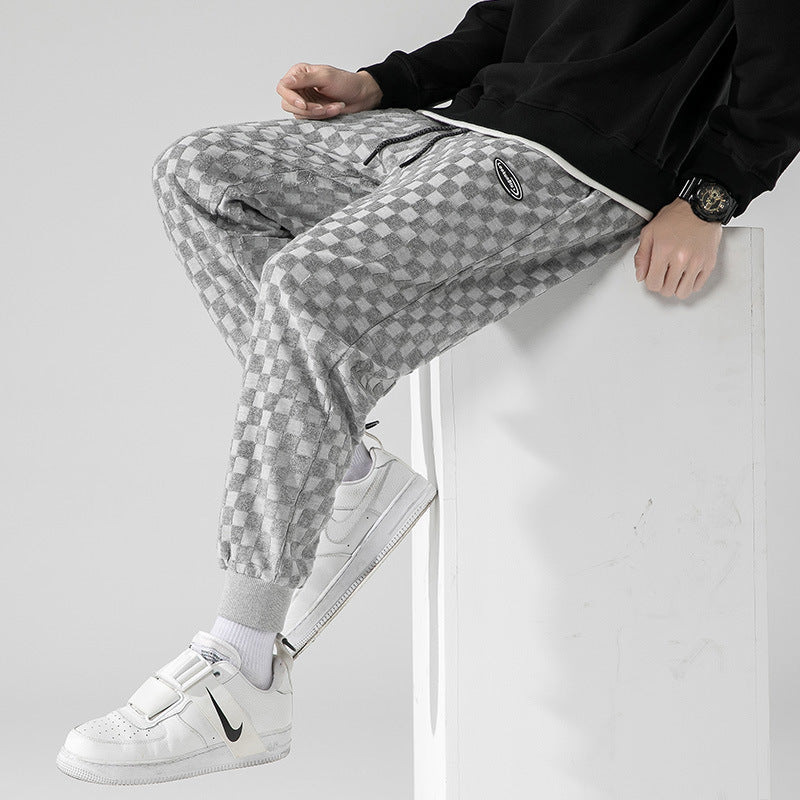 Vertex Checkered Joggers – Allen & Moore